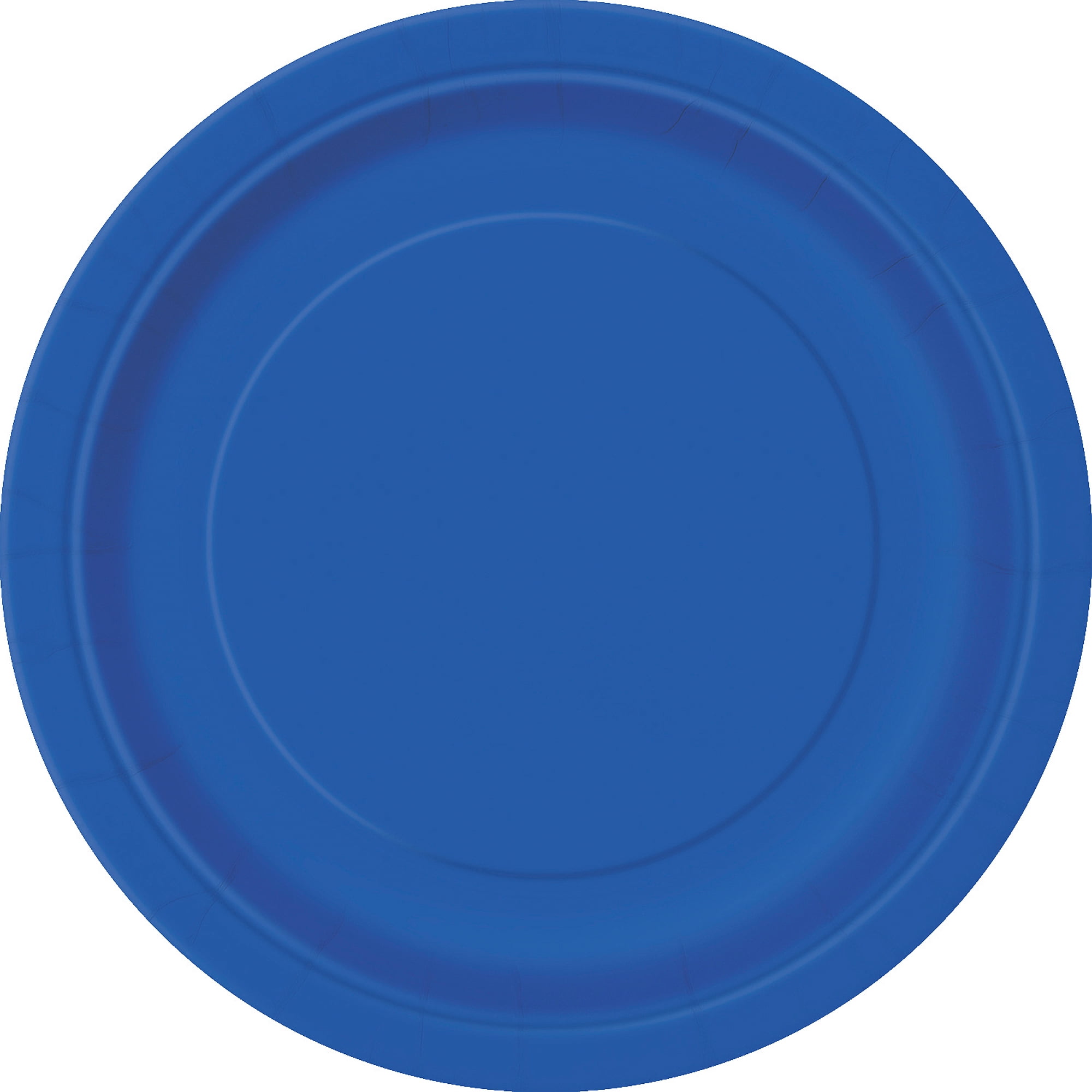 Blue Paper Dinner Plates, 9in, 55ct - Walmart.com