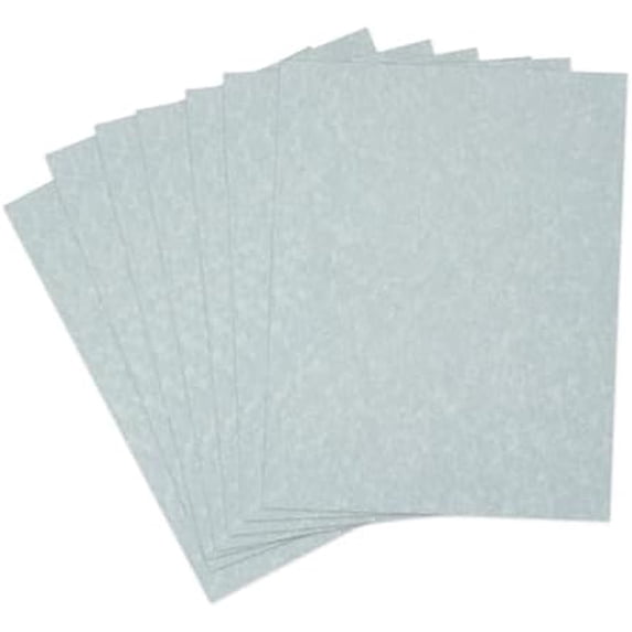 Blue Parchment Cardstock 50 Sheets, 65lb Cover (180 GSM) Light Blue ...