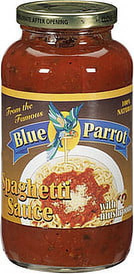 Blue Parrot Spaghetti Sauce with Mushrooms, 26 oz - Walmart.com