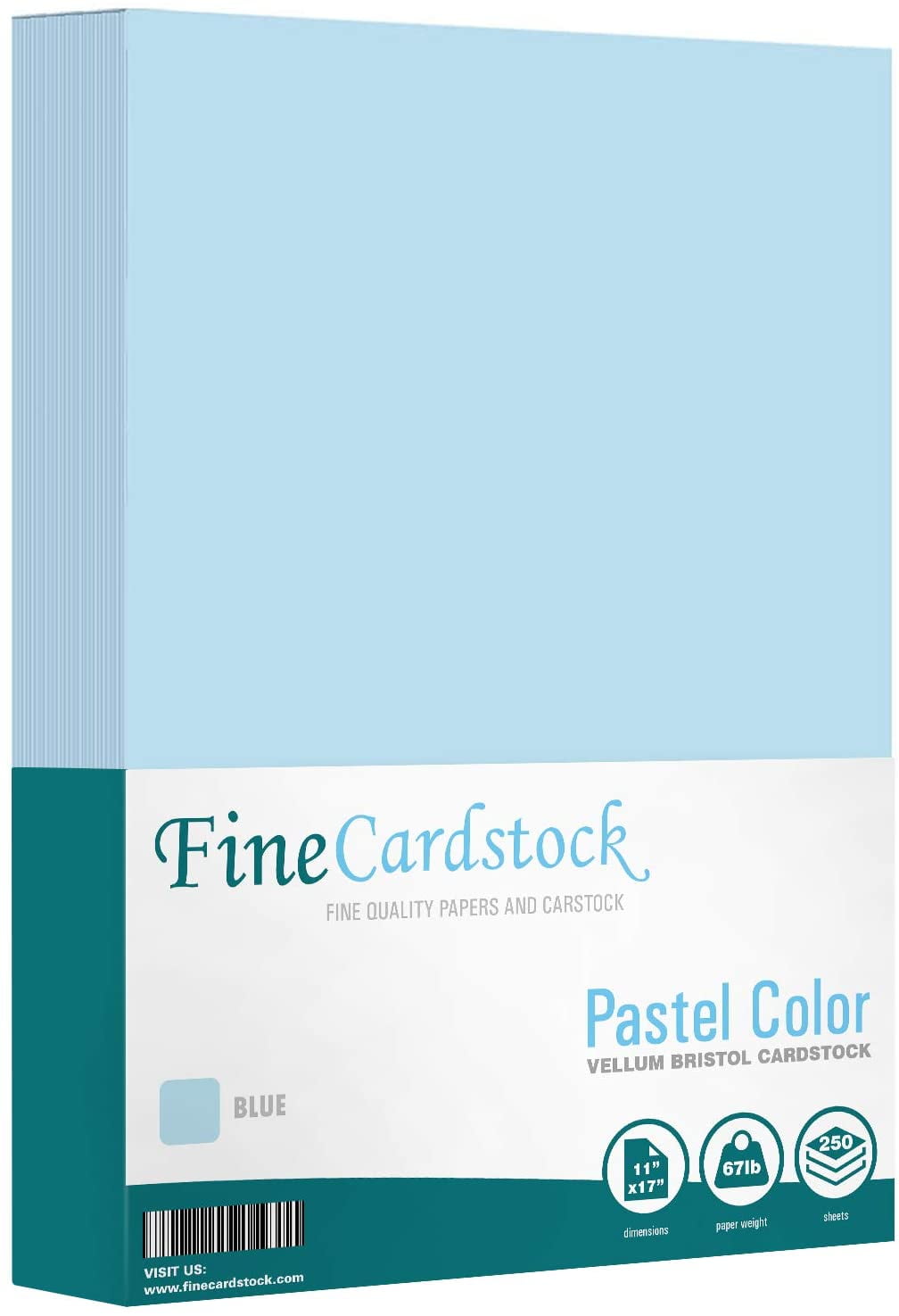 Blue Pastel Color Cardstock Paper — Great for Arts and Crafts, Wedding ...