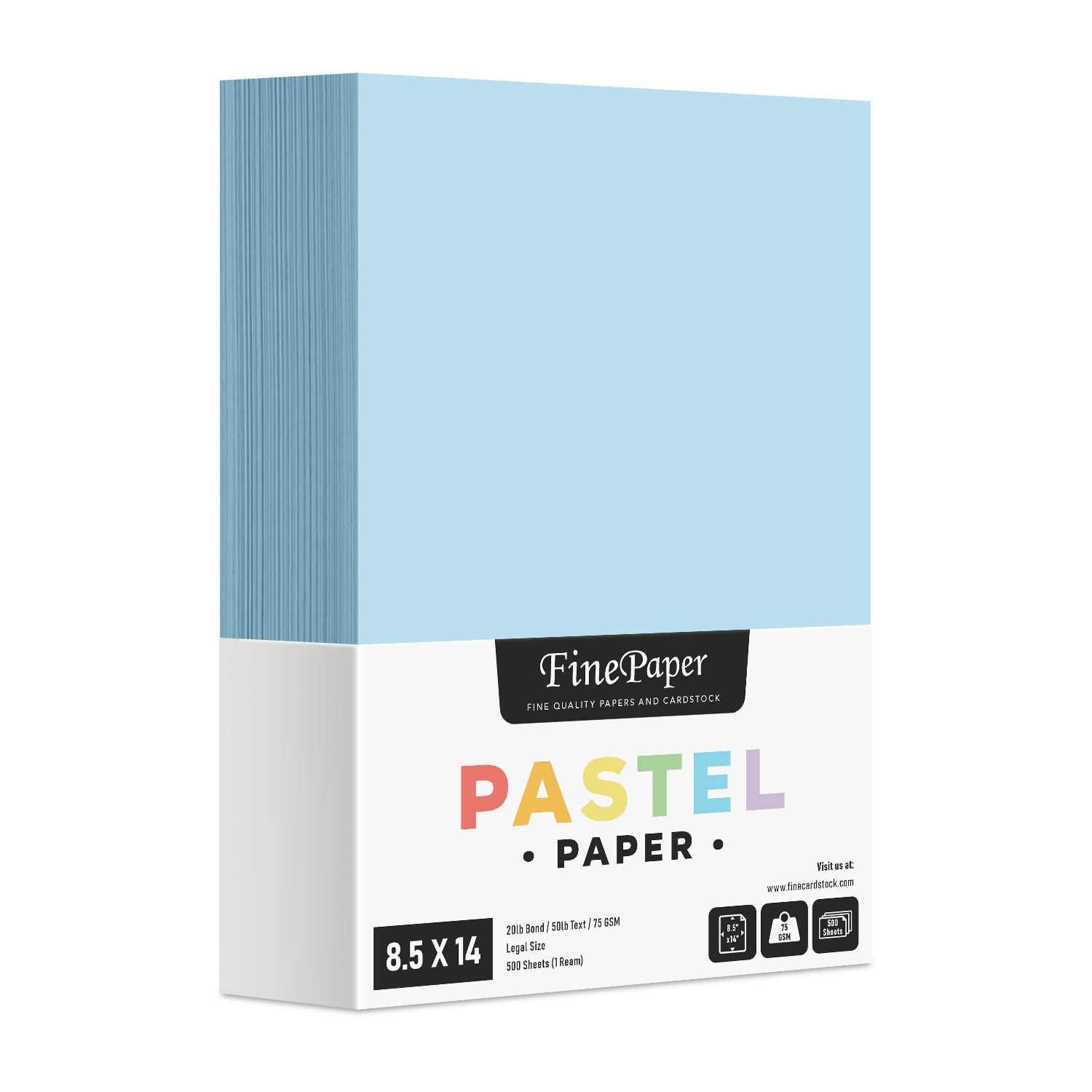 Blue Pastel Color Paper – Great for Arts and Crafts and Stationery ...