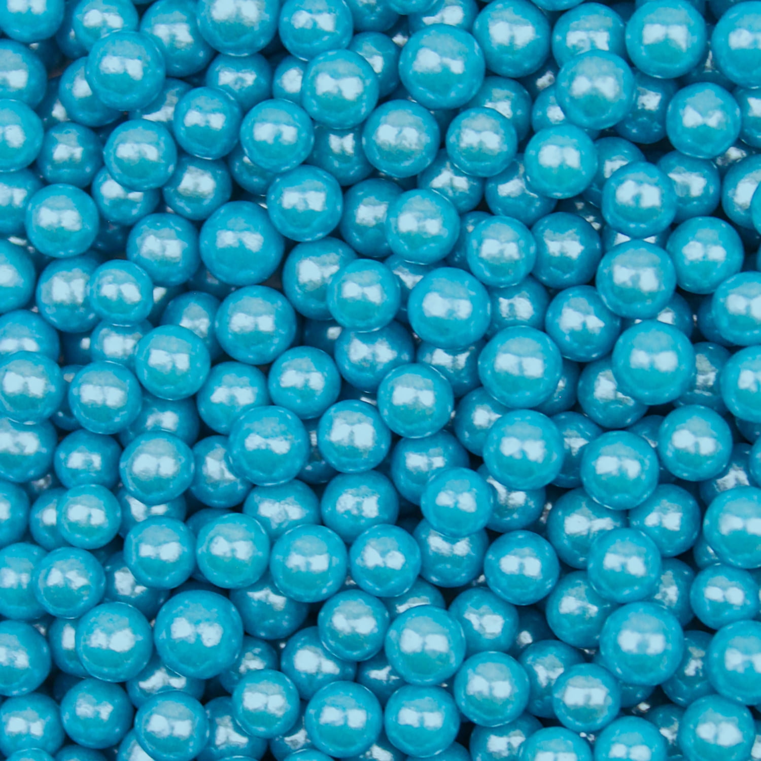 Blue Pearl 4mm Sprinkle Beads (1/2 cup) Candy Decor for Cakes, Ice ...