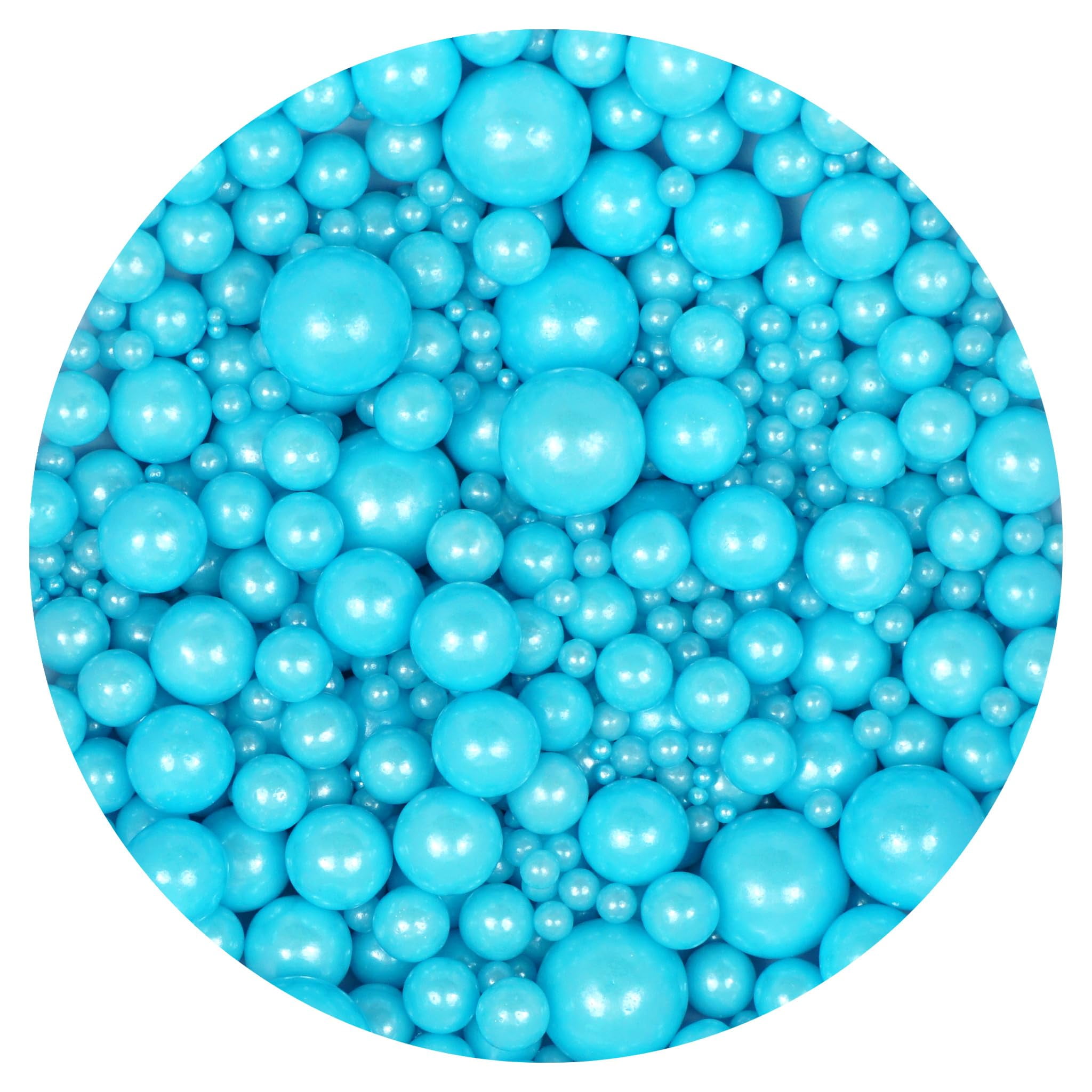 Blue Pearl Sugar Sprinkles 4.58 oz, Blue Sprinkles For Cake Decorating ...