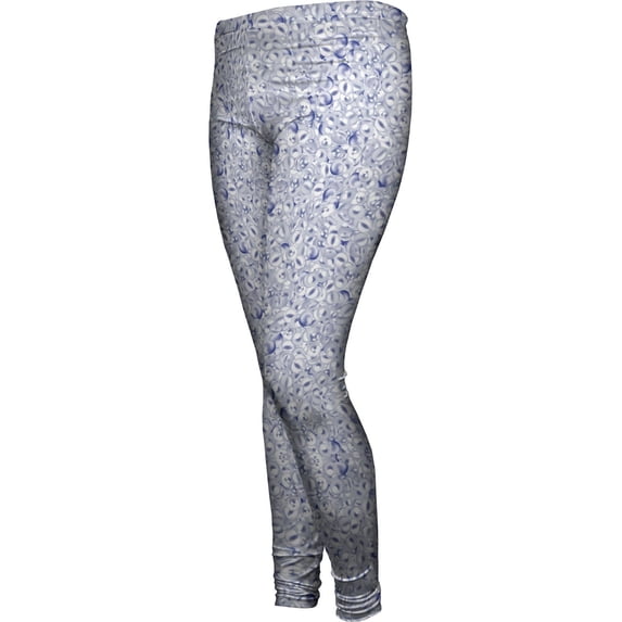 Blue Pearls Delight Copy Leggings - Walmart.com