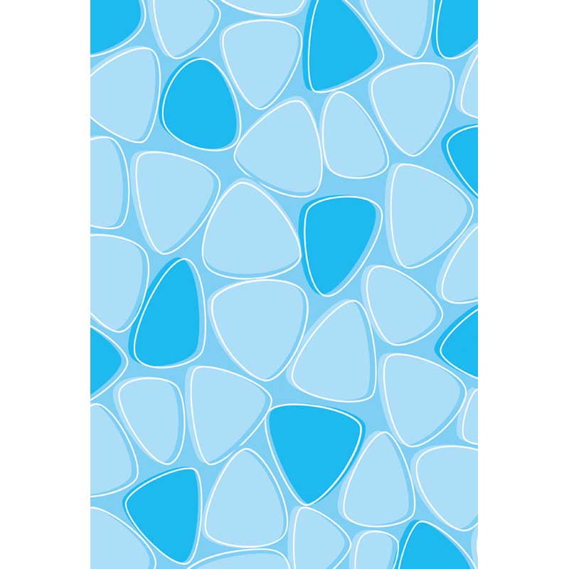 Blue Photography Backdrops Cartoon Pattern Vinyl Cloth Computer Printed ...