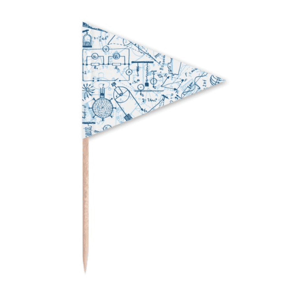 Blue Physical Electromagnetic Mechanics Chart Toothpick Triangle ...