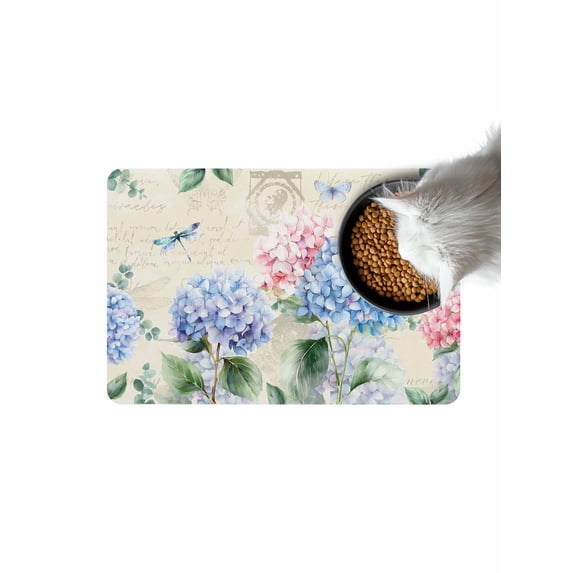 Blue Pink Hydrangea Doormat Non Slip Diatomaceous Earth Door Mat ...