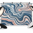 Blue Pink White Marble Photography Backdrop 8x6FT, Fluid Art Abstract ...