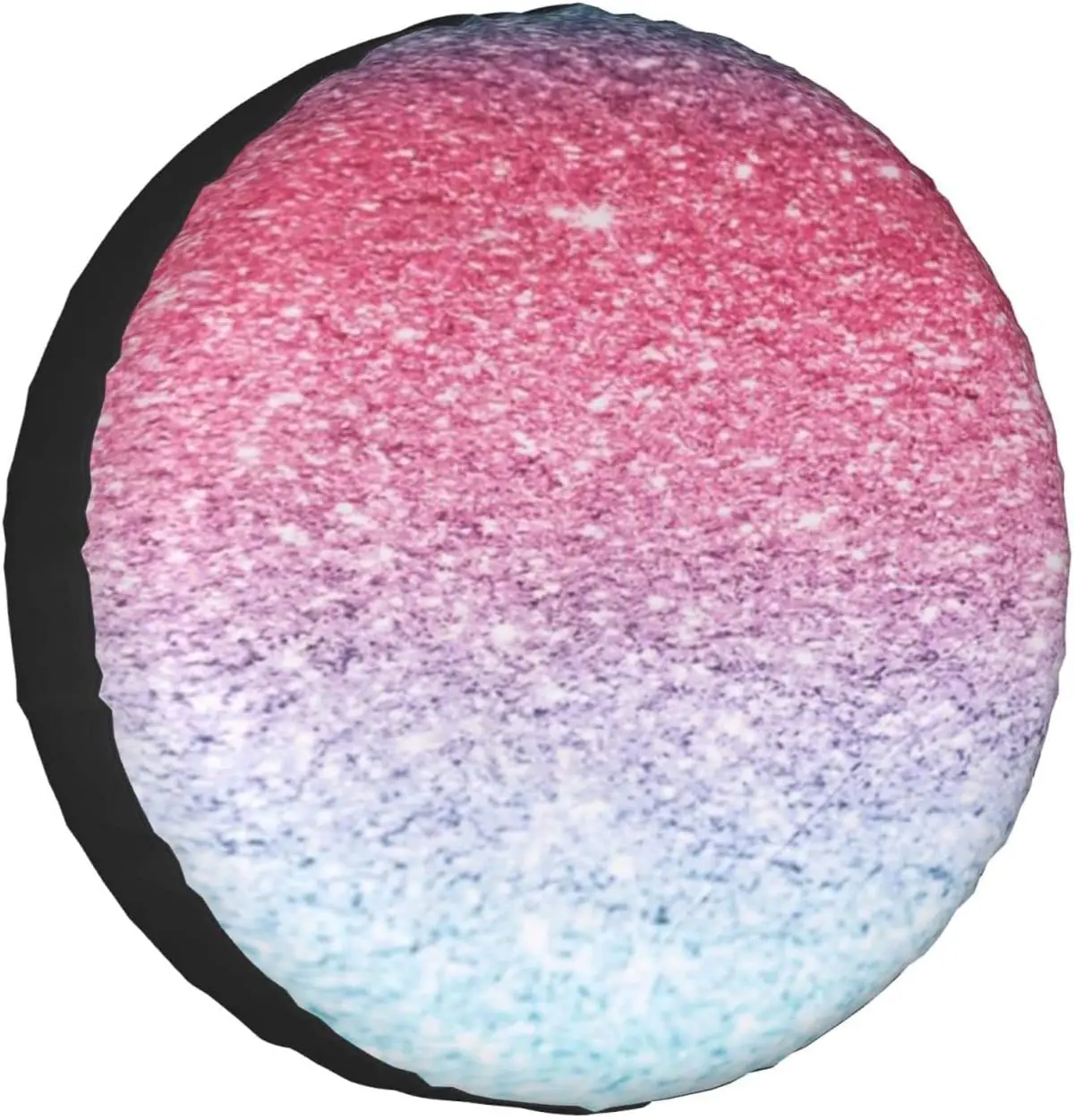Blue Pink and Purple Pastel Colors Printed Spare Tire Cover Waterproof ...