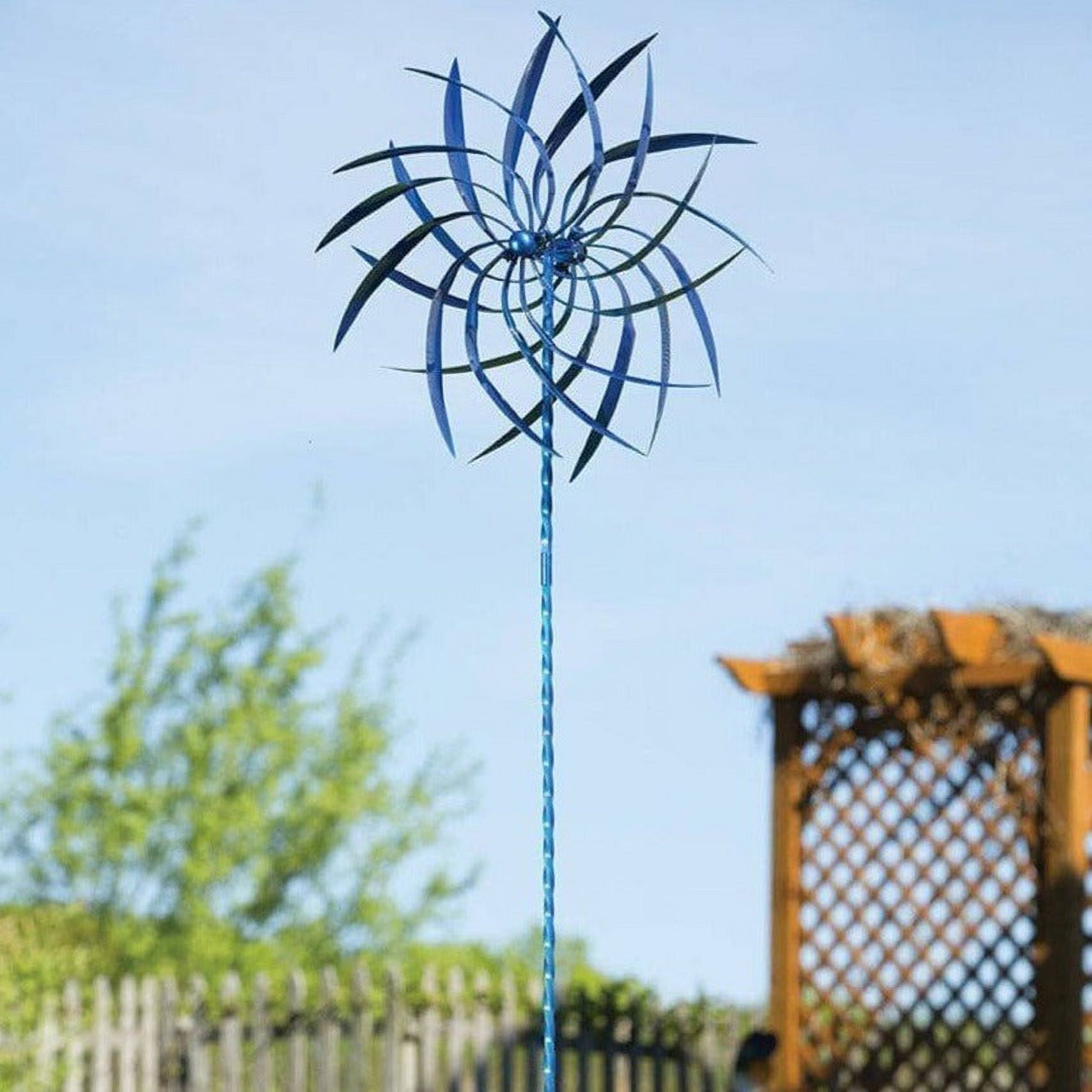 Blue Pinwheel Wind Spinner 22" - Walmart.com