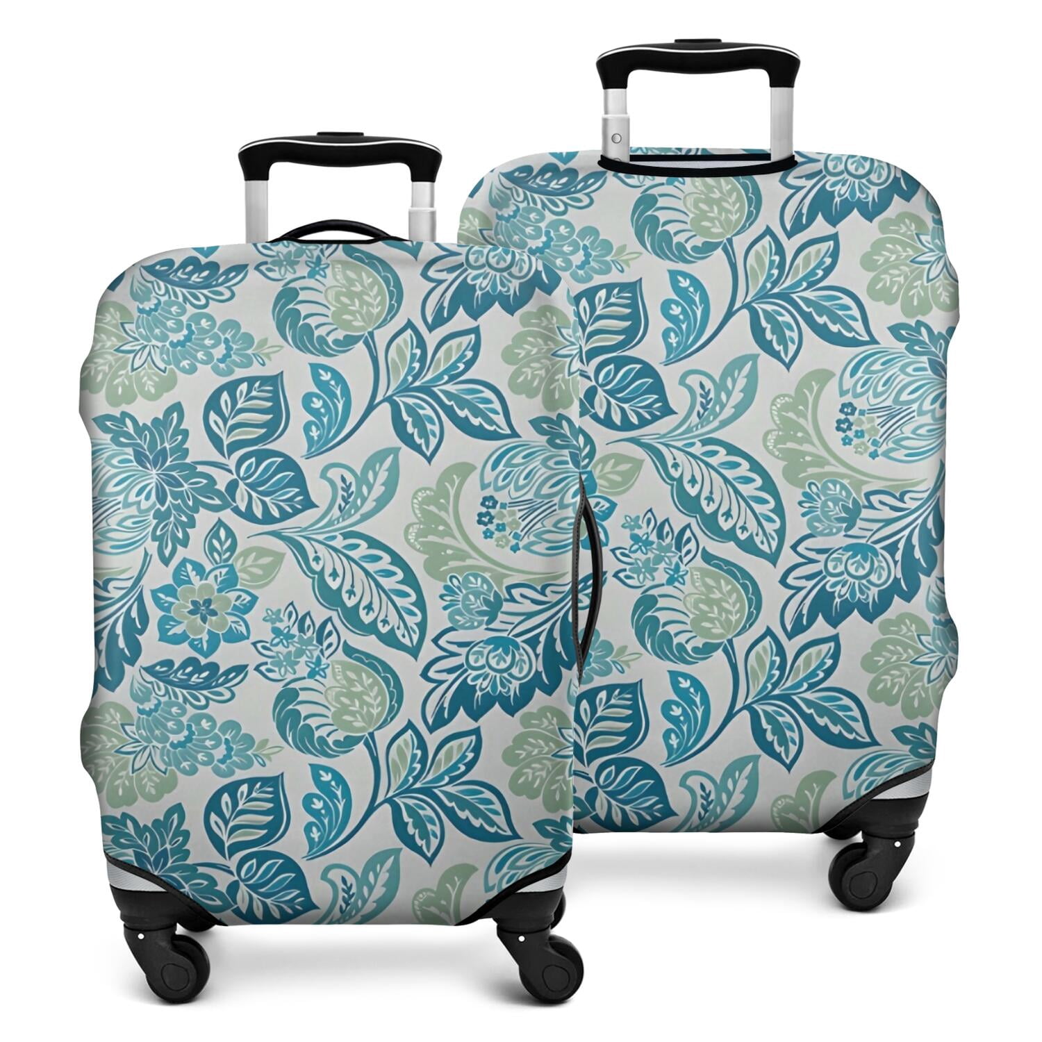 Blue Pioneer Flower Luggage Cover Fashion Suitcase Cover Baggage Covers ...