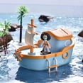 Blue Pirate Ship Coin Bank – Fun Savings Jar for Everyday Treasure ...