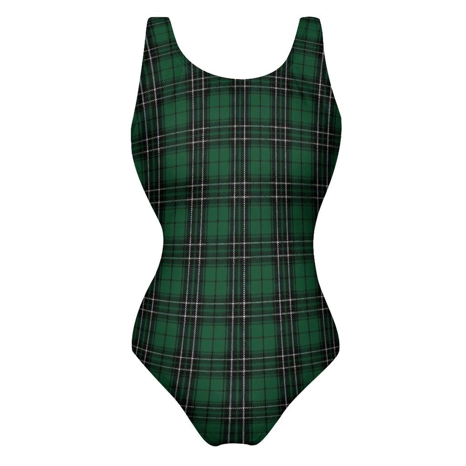 Blue Plaid Swimsuit Classic Lines Print Push Up Swimwear One Piece Surfing Monokini Swimsuits ...