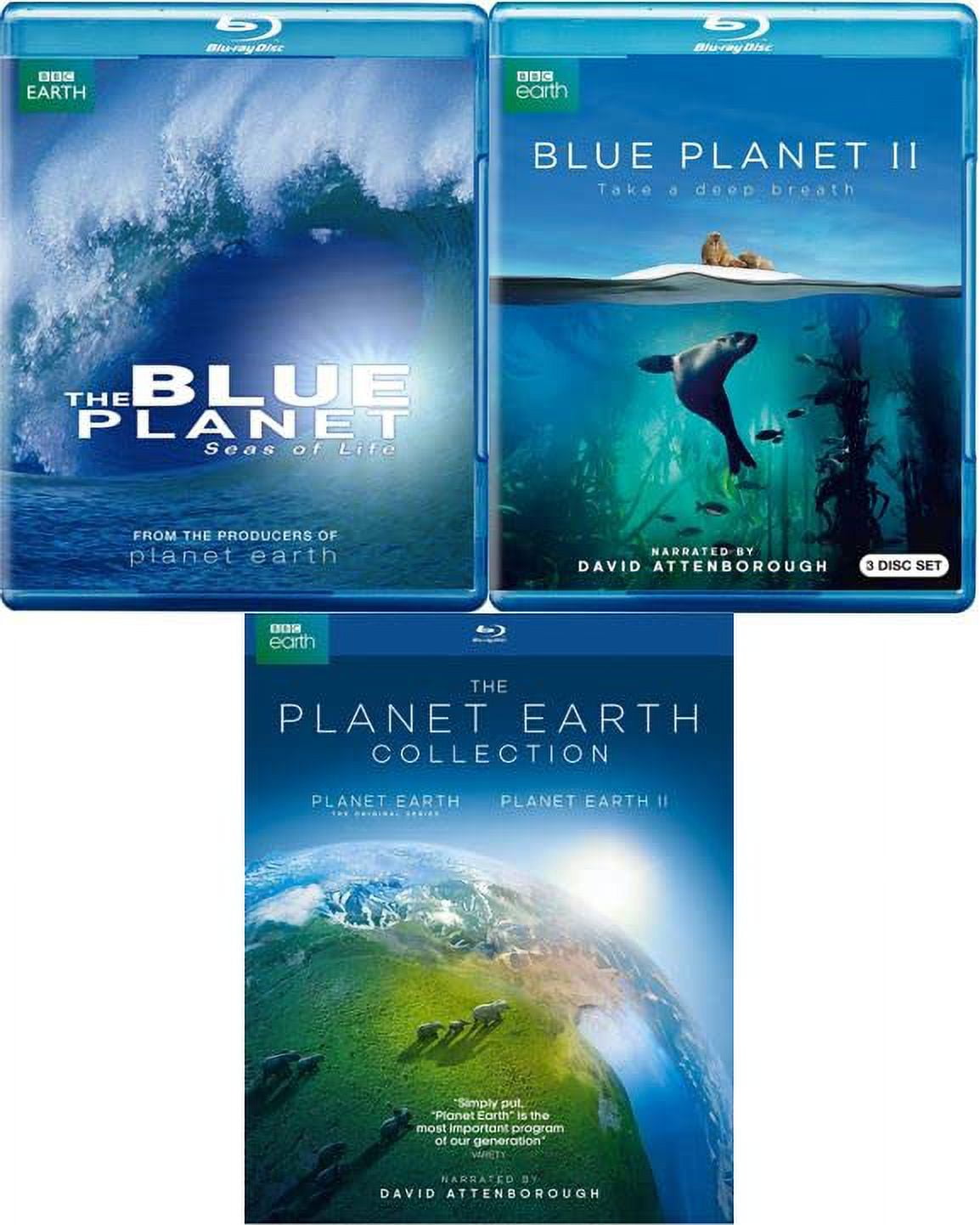 Blue Planet & Planet Earth 4-Volume BBC Blu-ray Collection Narrated by David Attenborough: Blue ...