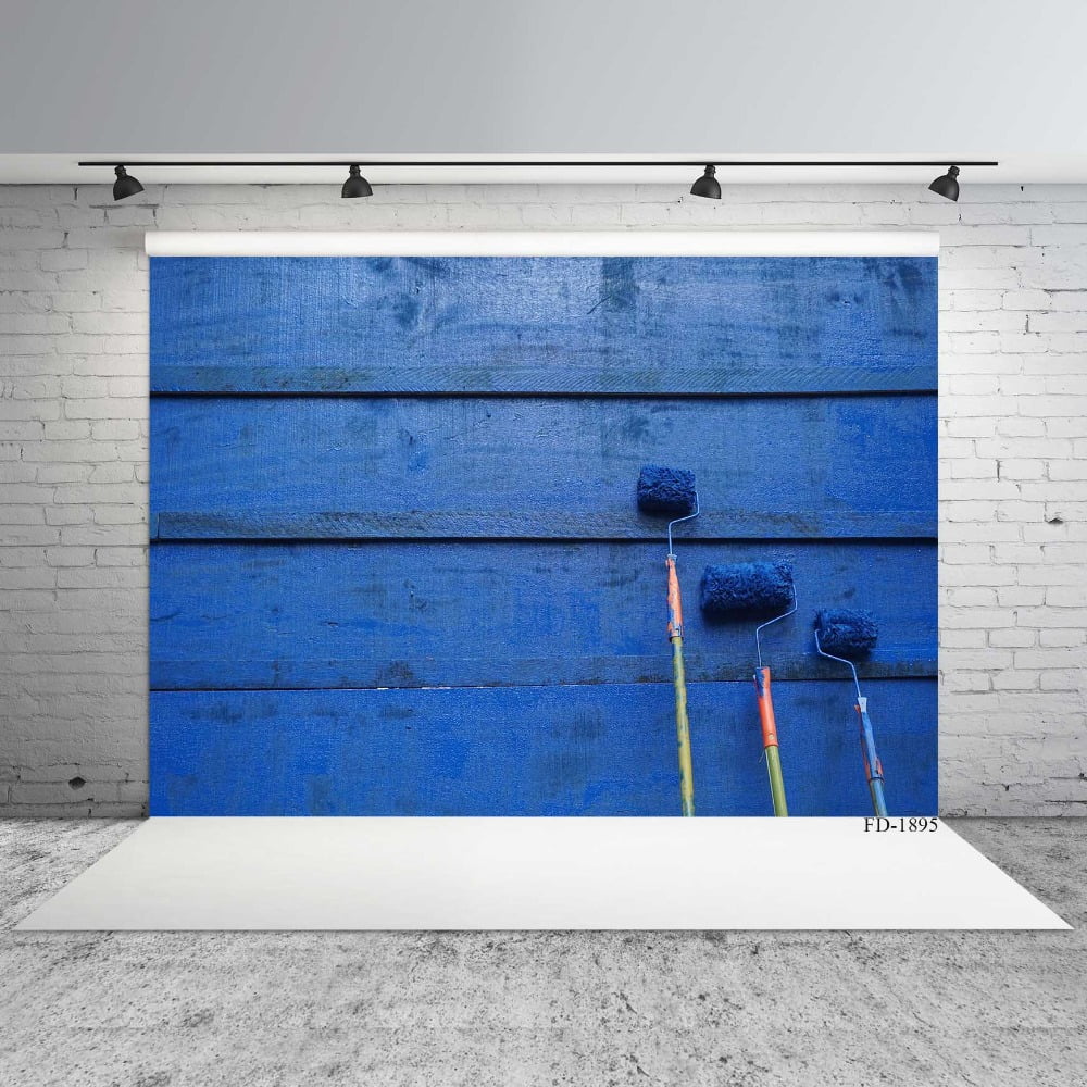 Blue Plank Photography Background Wooden Floor Backdrops for Photo ...
