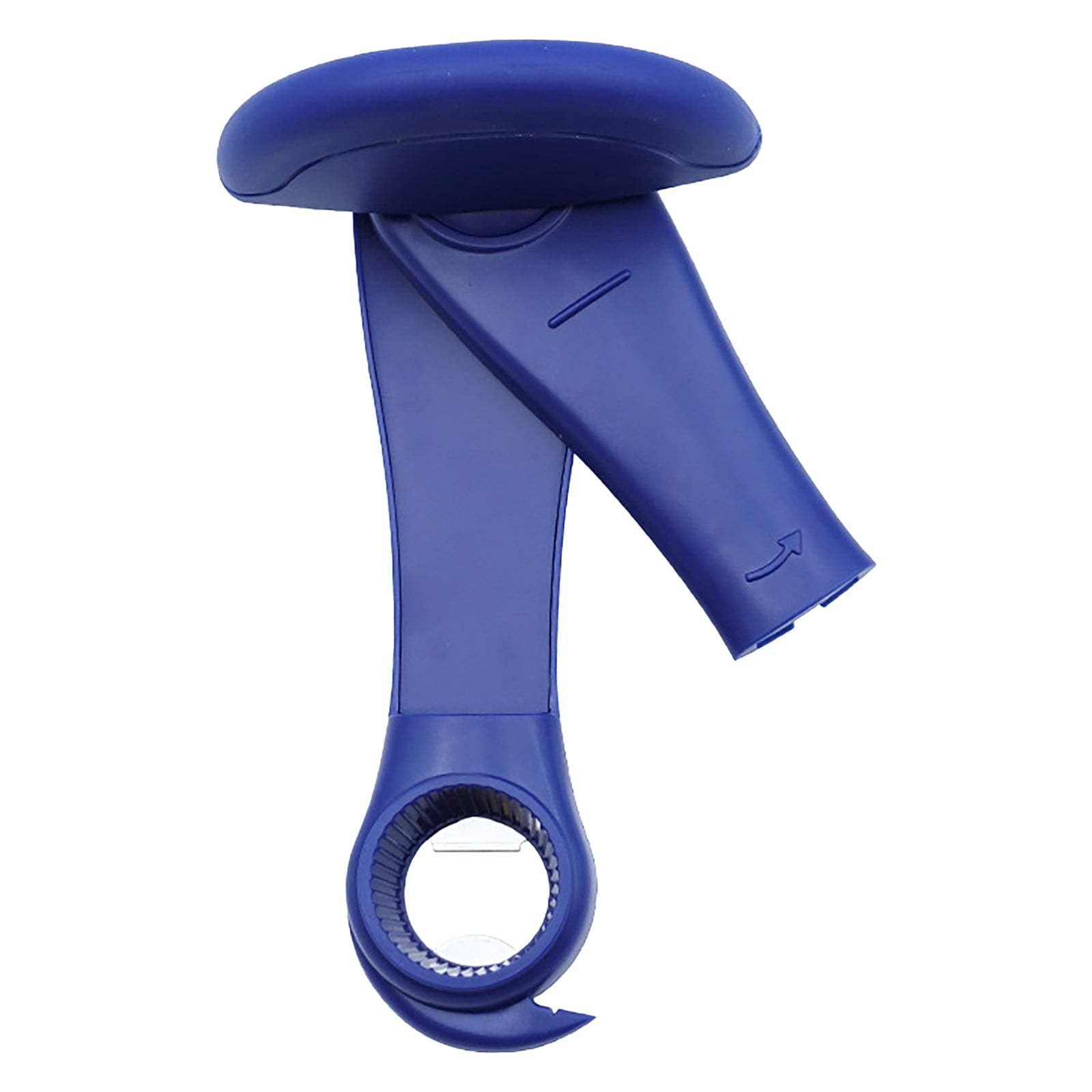 Blue Plastic 4-in-1 Multifunctional Manual Can Opener with Hooks ...