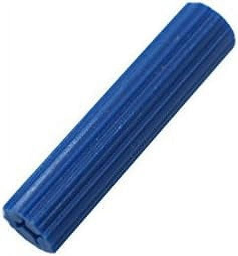 Blue Plastic Anchors - uses # 12 or # 14 (Box of 100) - Walmart.com