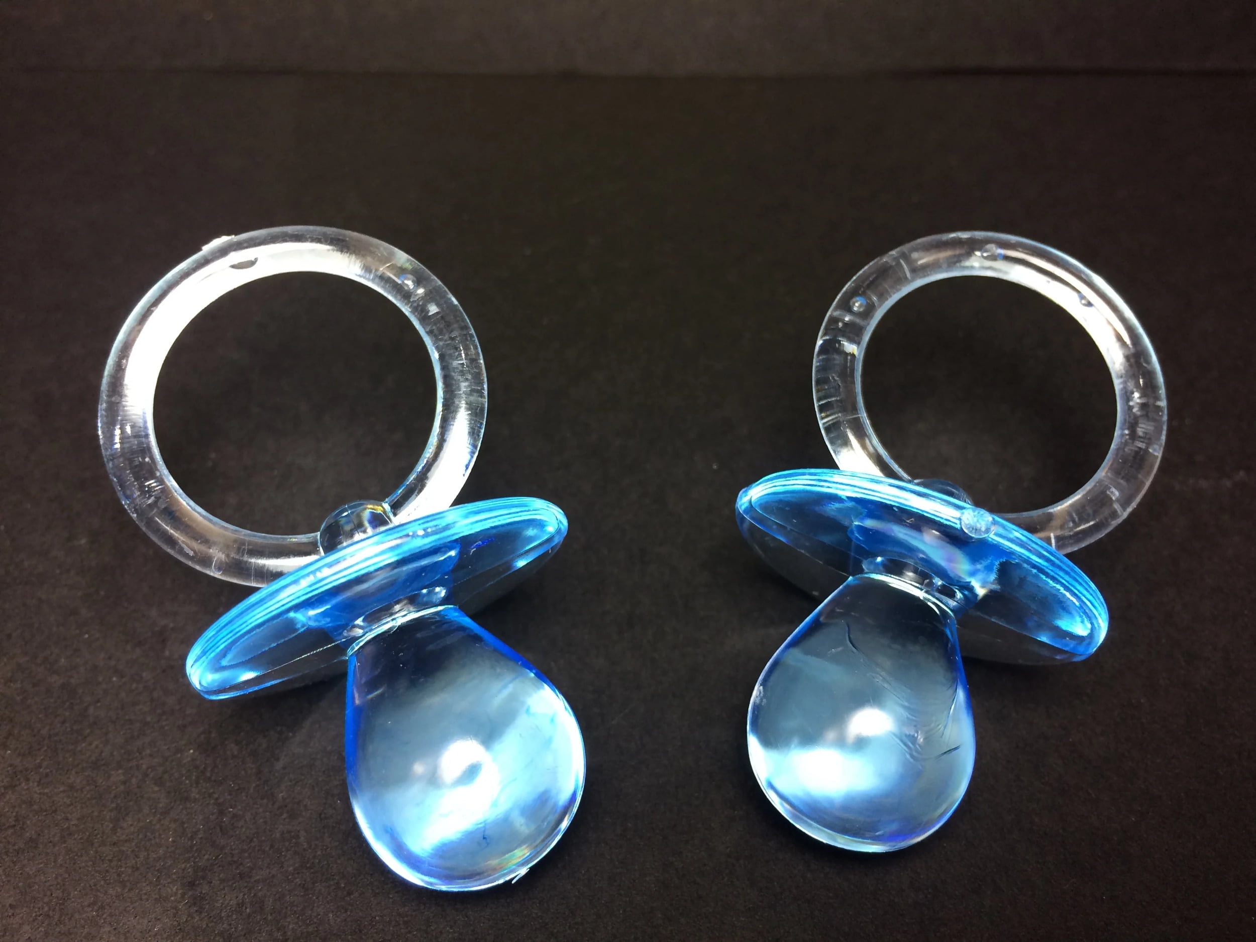 Blue Plastic Baby Pacifier Favors 2.5 (12 pieces) - Walmart.com