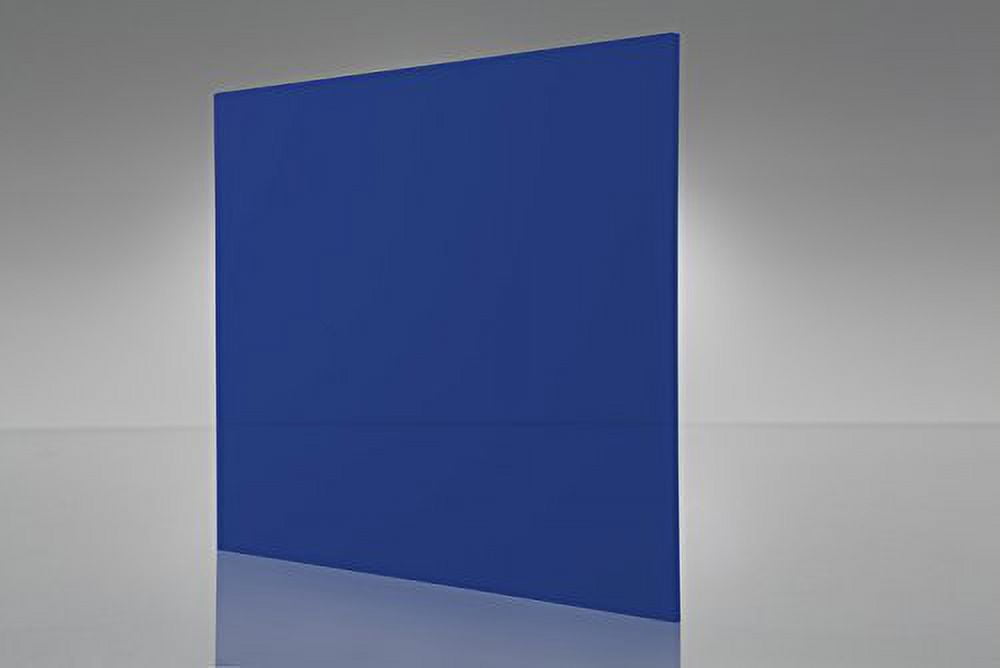Blue Plastic Sheet 1/8" 24" X 24" #2114 - Walmart.com