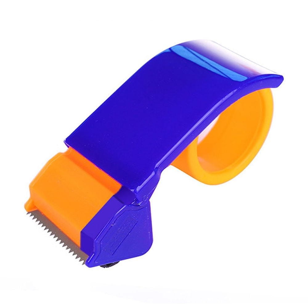 Blue Plastic Tape Cutter Sealer | 4.8cm Manual Packing Tape Dispenser ...