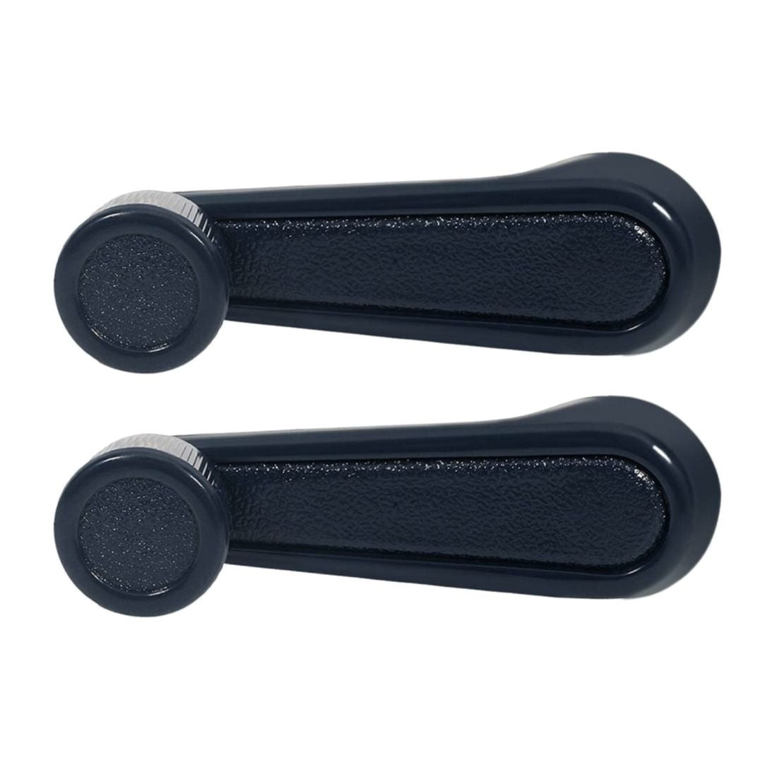 Blue Plastic Window Crank Handle Set - Pair of Left and Right Interior ...