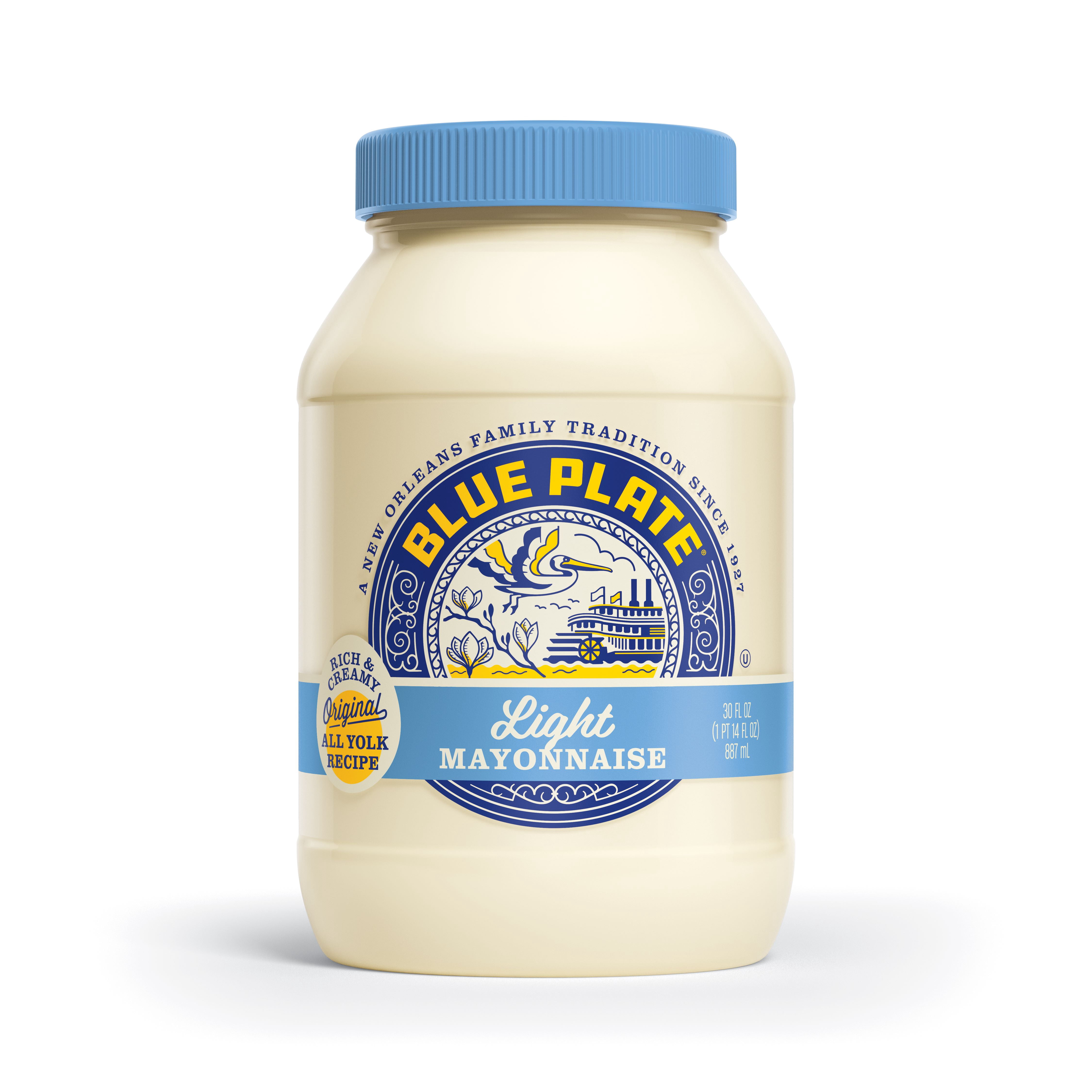 Blue Plate Light Mayonnaise, 30 Fl Oz, Rich and Creamy Taste, Lower ...