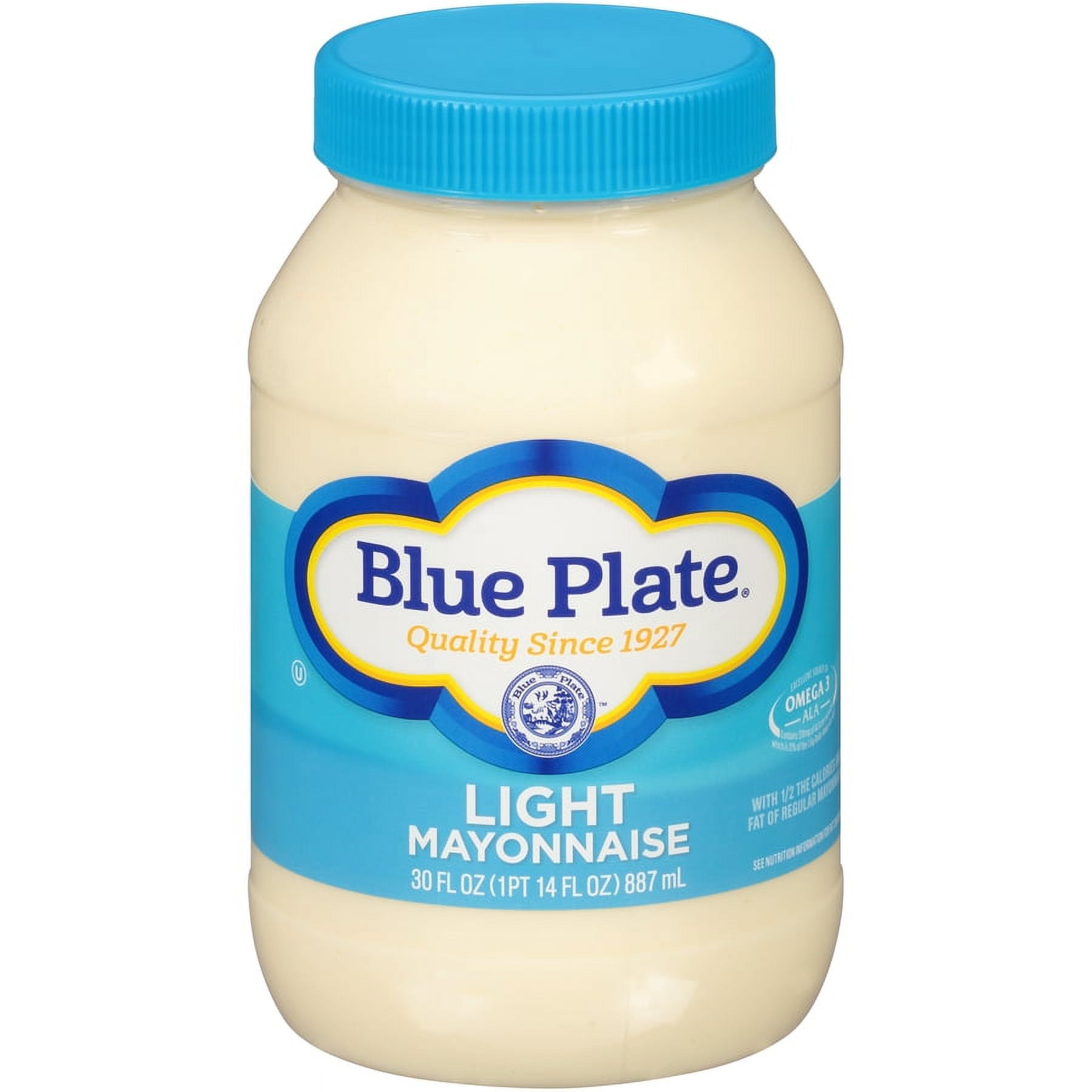 Blue Plate Light Mayonnaise, 30 Fl. Oz. - Walmart.com