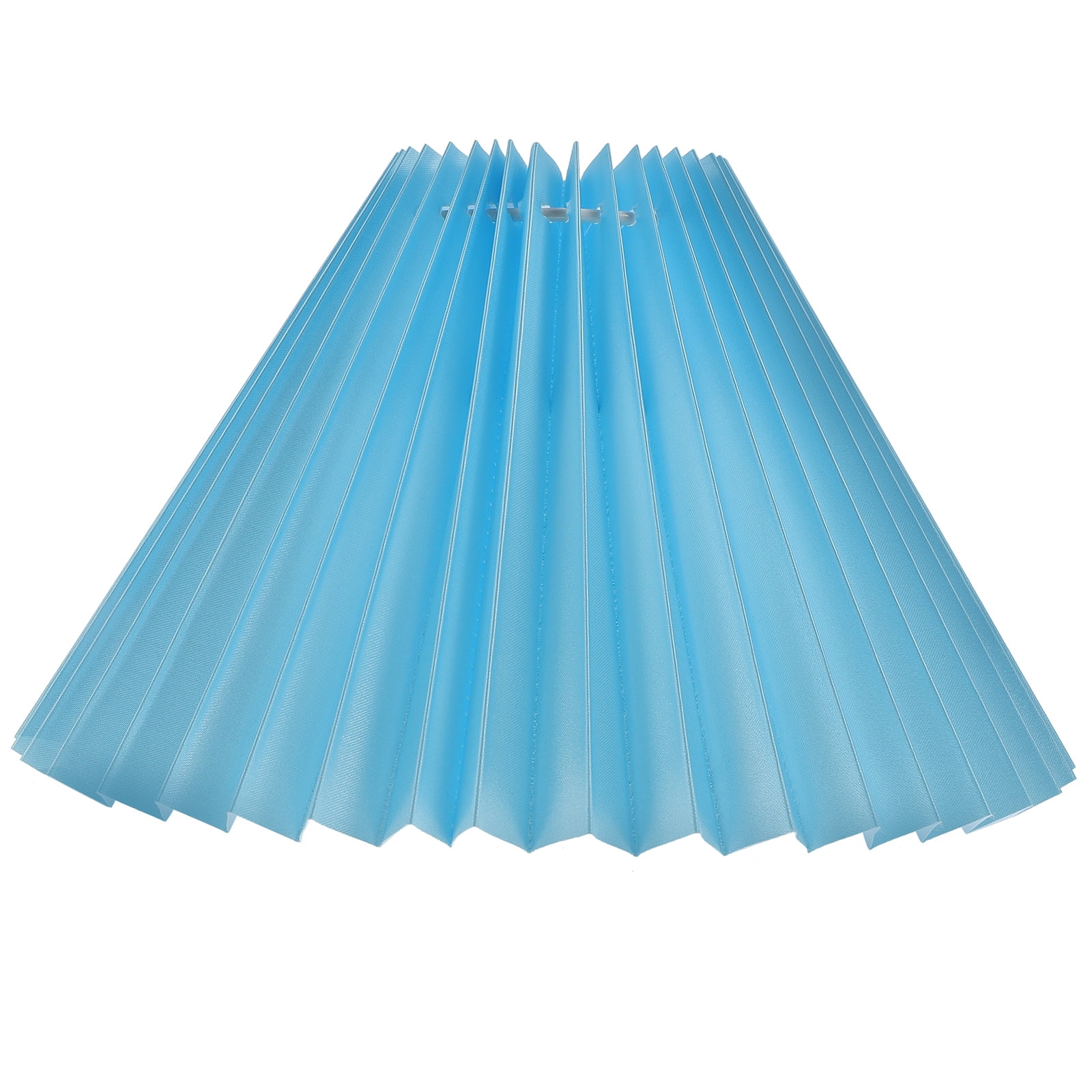 Blue Pleated Lamp Shades for Table Lamps Lampshade Compact Bedroom ...