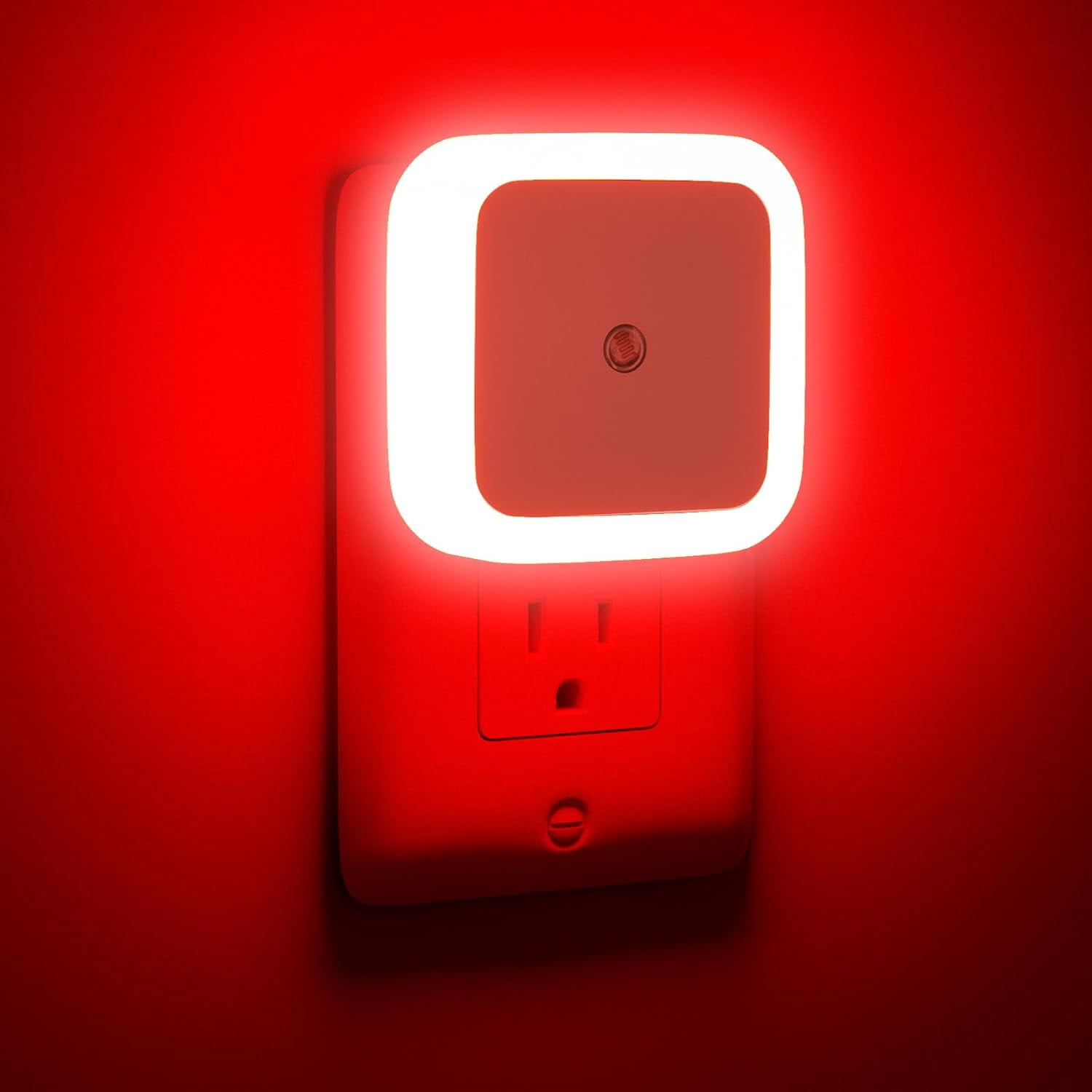 Blue Plug-in Dusk to Dawn LED Night Lights for Kids Bedroom, Bathroom ...