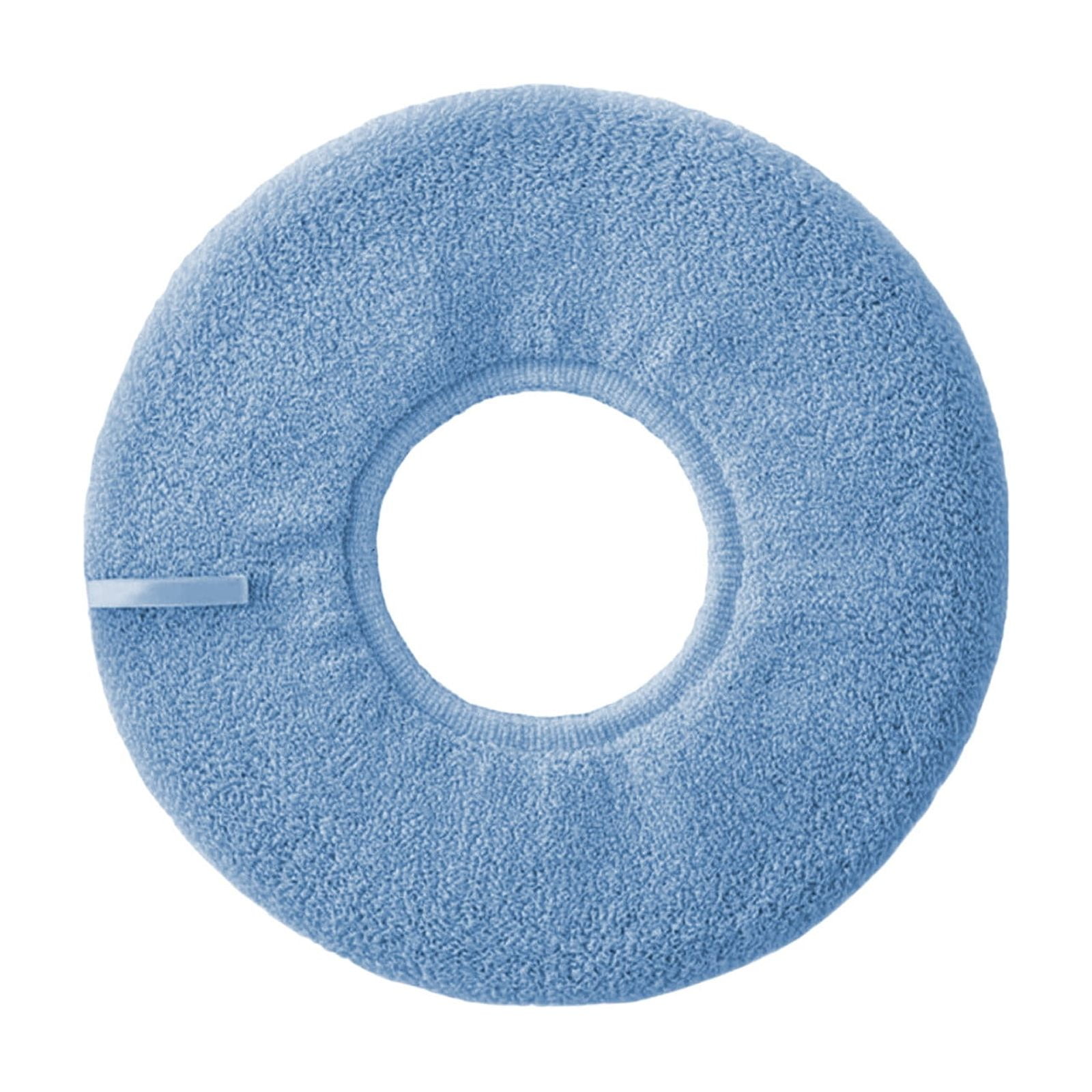 Blue Plush Toilet Seat Cover With Insulated Design For Cold Weather Use ...
