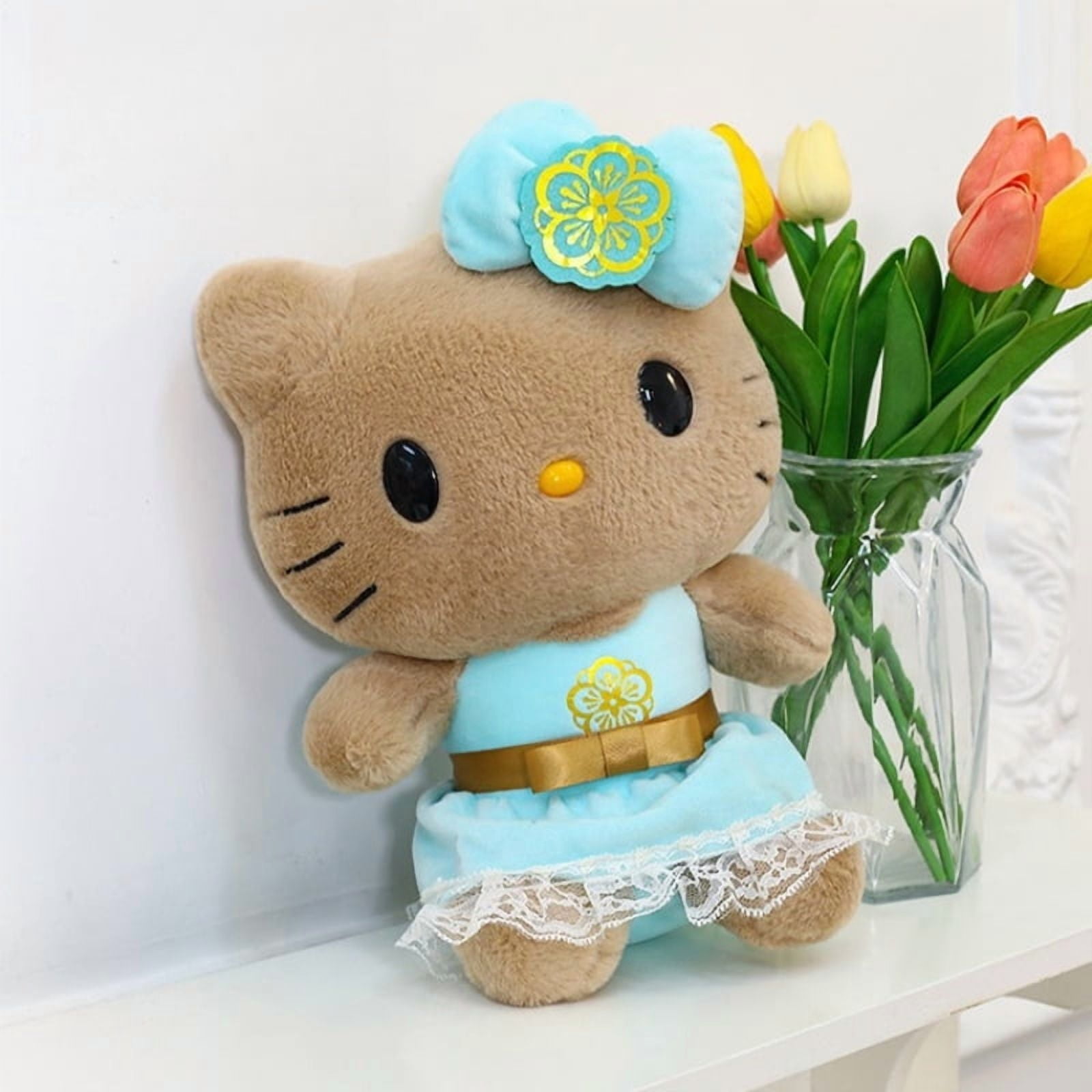 Blue Plush Toys Stuffed Doll Comfortable Birthday Gift Home Decoration ...
