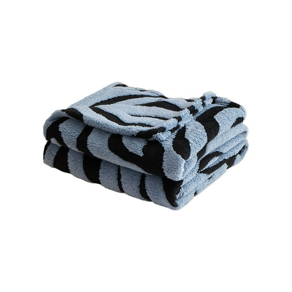 Blue Plush Velvet Blanket 59.06 X 78.74 Inches Blue Color Shawl ...