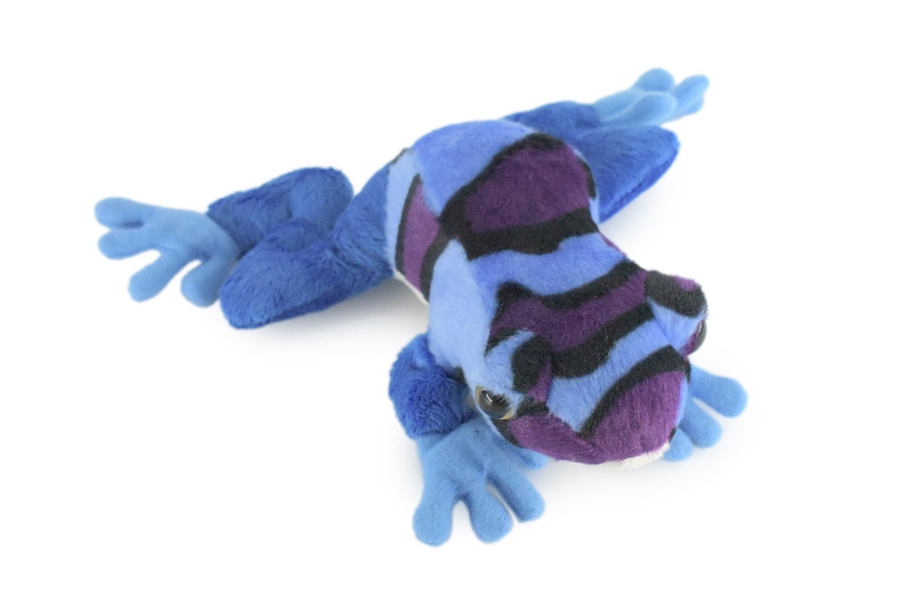Blue Poison Dart Frog Plush, Stuffed Animal, Educational, Toy, Kids ...