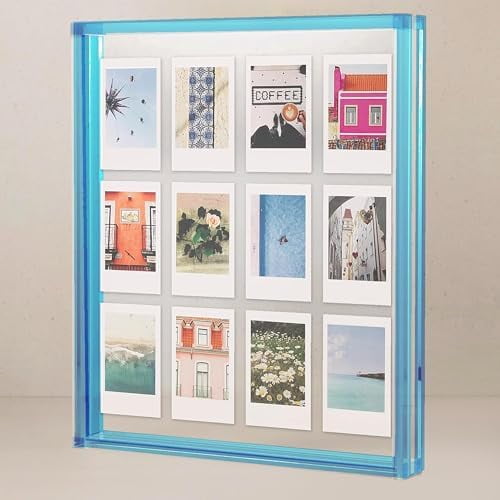 Blue Polaroid Frame for Instant Film Fujifilm Instax Film 11.8" x 10.2 ...