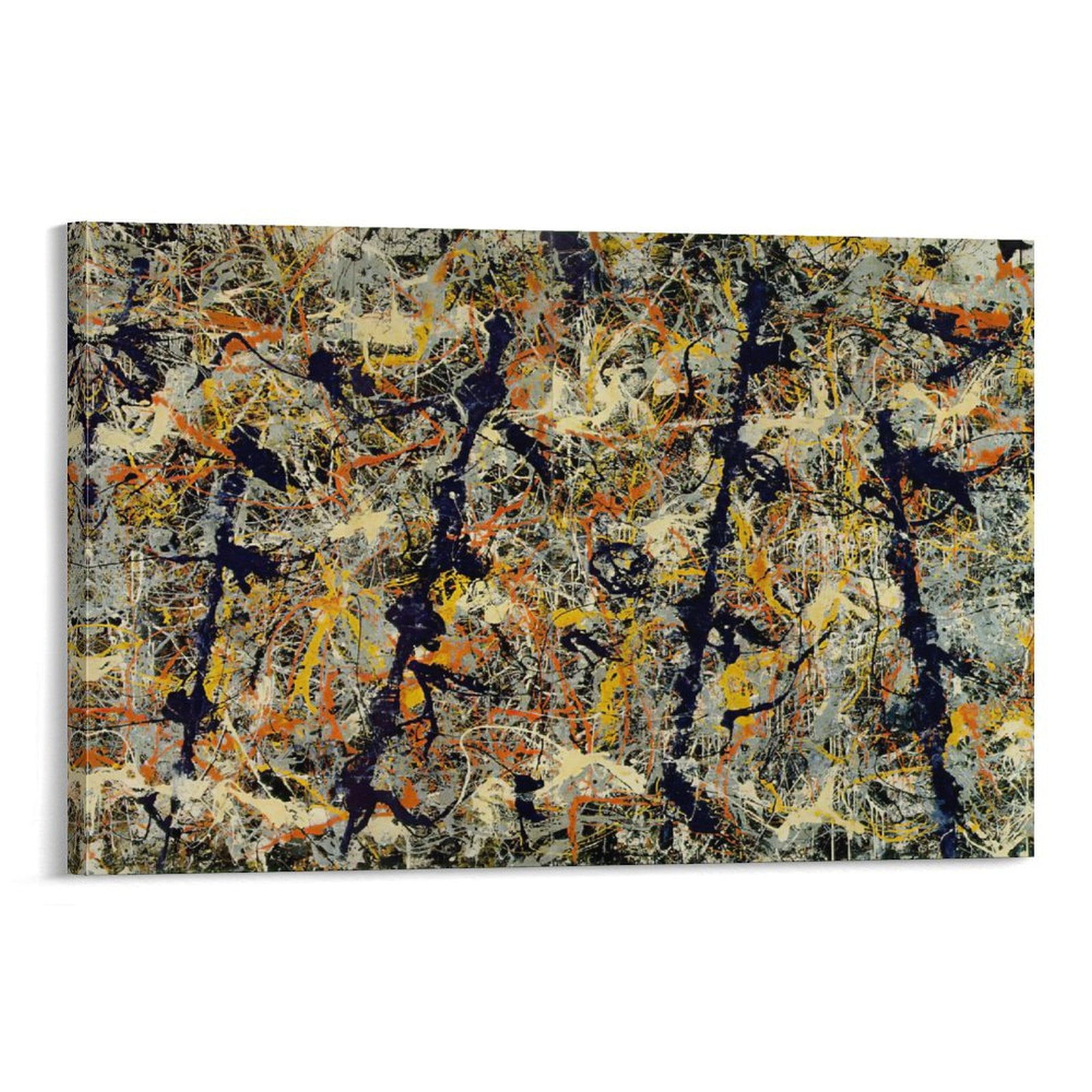 Blue Poles by Jackson Pollock Painting Poster Poster Cool Artworks ...
