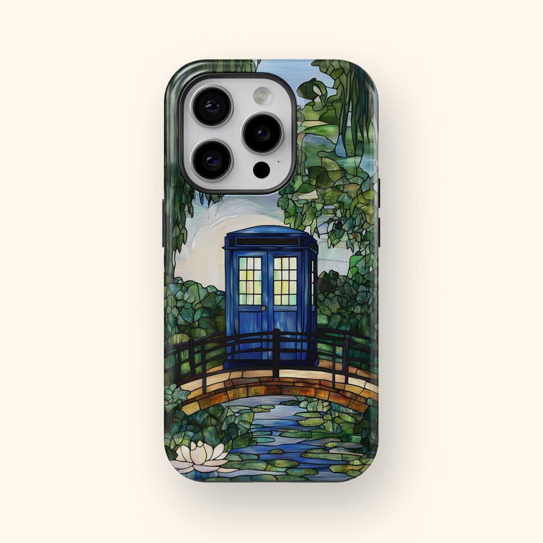 Blue Police Box Inspired Starry Sky Galaxy Phone Case Fandom Sci Fi ...