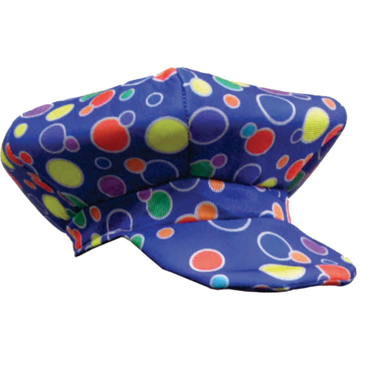 Blue Polka dot Clown Cap By Dress Up America - Walmart.com