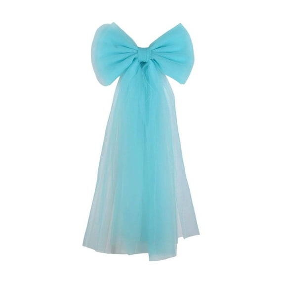 Blue Polyester Bow Curtain Tie Back For Holiday And Party Decorations ...