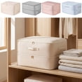 Blue Polyester Storage Bag, Breathable Down Comforter Moving Bag for ...