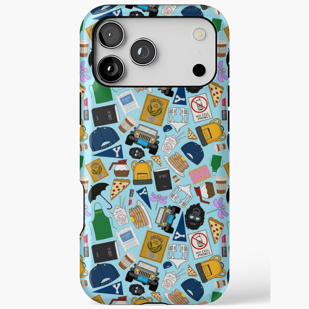 Blue Pop Culture Icon Fan Case for iPhone 11 12 13 14 15 16 17 Pro Max ...
