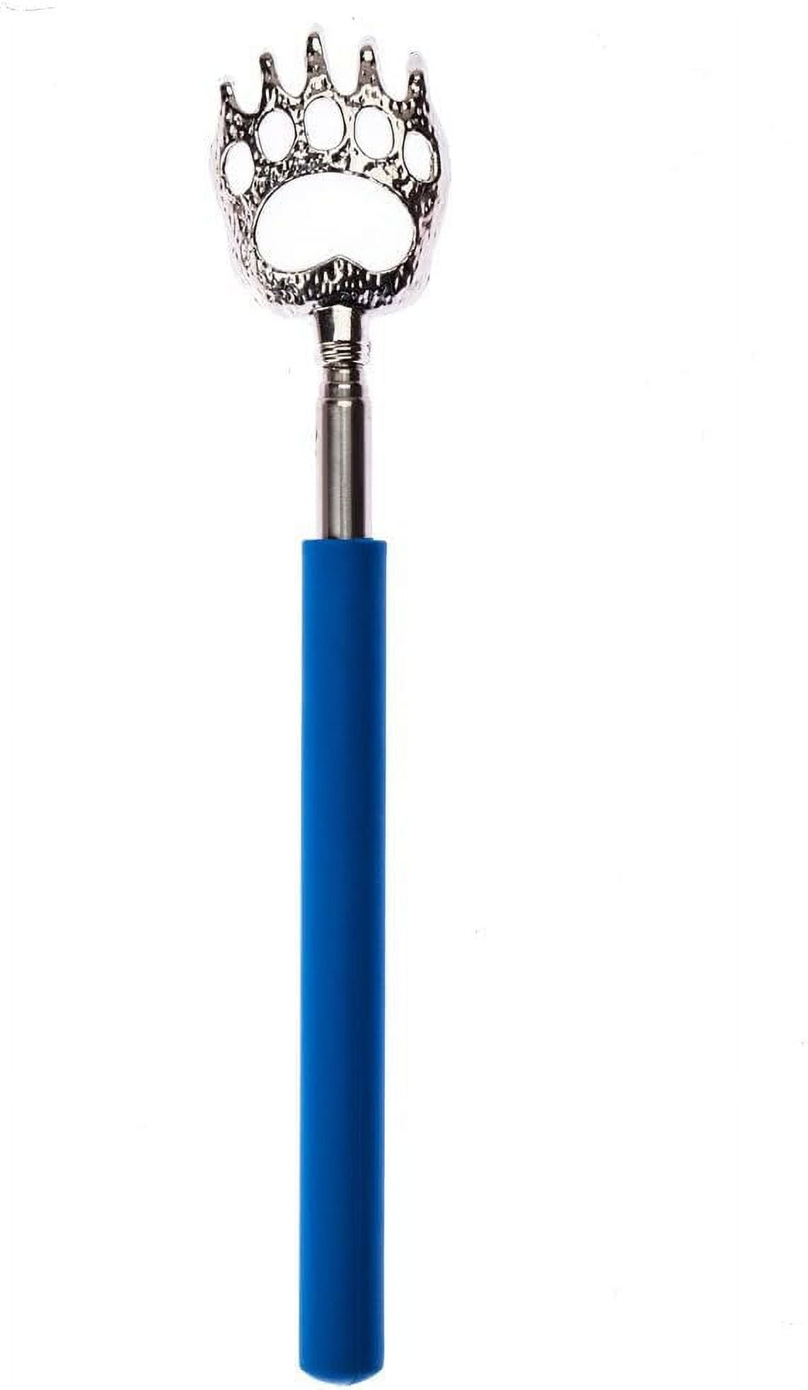 Blue Portable Extendable Telescopic Bear Claw Metal Backscratcher ...