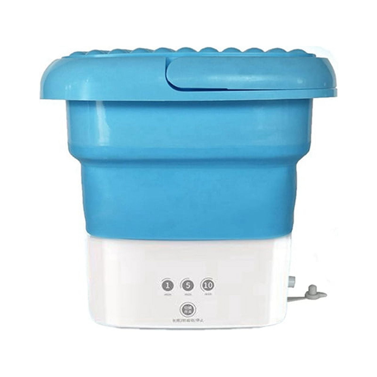 Blue Portable Travel Washing Machine, Mini Folding Washing Machine ...