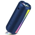 Blue Portable Wireless 5.4 Speaker with RGB Lights 30 Hour Playtime ...