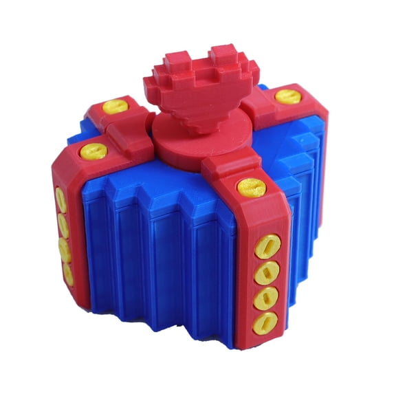 Blue Prank Toy Box With Clever Items For Legendary Gifting And Laugh ...