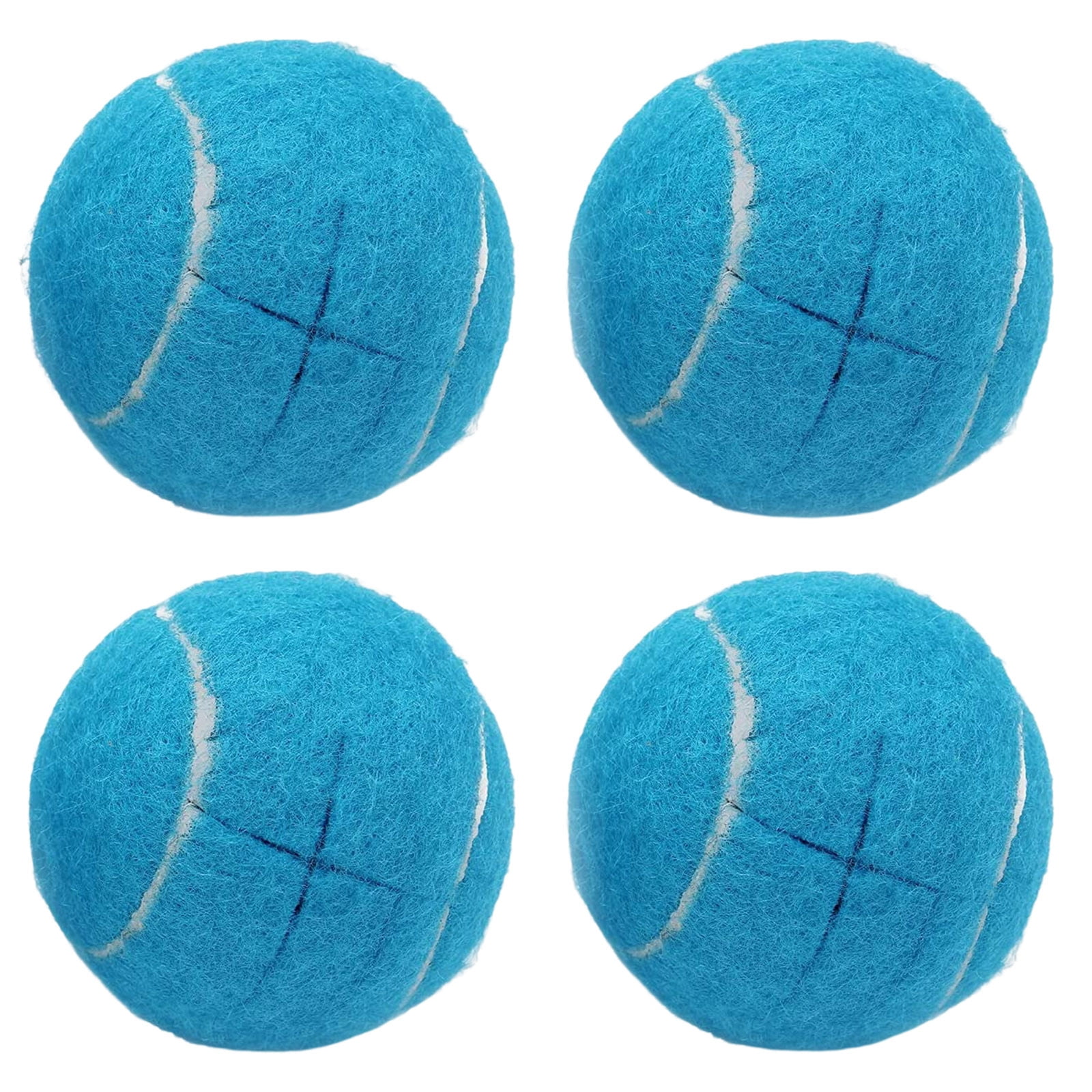 Blue Precut Tennis Balls Cover Glide Balls 4Pcs Tennis Balls For ...