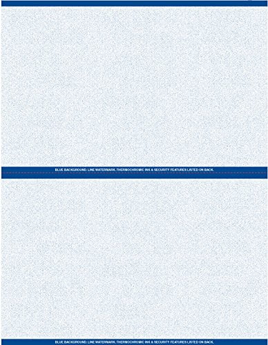 Blue Premium Prescription Security Laser RX Sheets 8.5 x 11, Has one ...