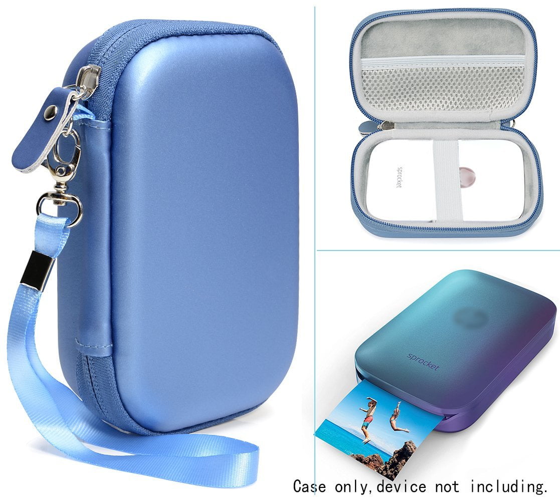 Blue Protective Case for HP Sprocket Portable Photo Printer, Polaroid ...
