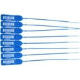Blue Pull-Tight Barcode Security Seals 8'', 100 Seals - Walmart.com