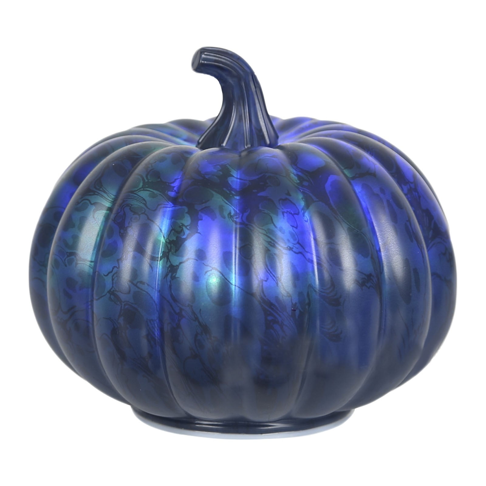 Blue Pumpkin Ornament-Halloween Decorations-Starry Night Pumpkins Timer ...