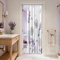 Blue Purple Dandelion Shower Curtain Spring Dragonfly Lavender Grey ...